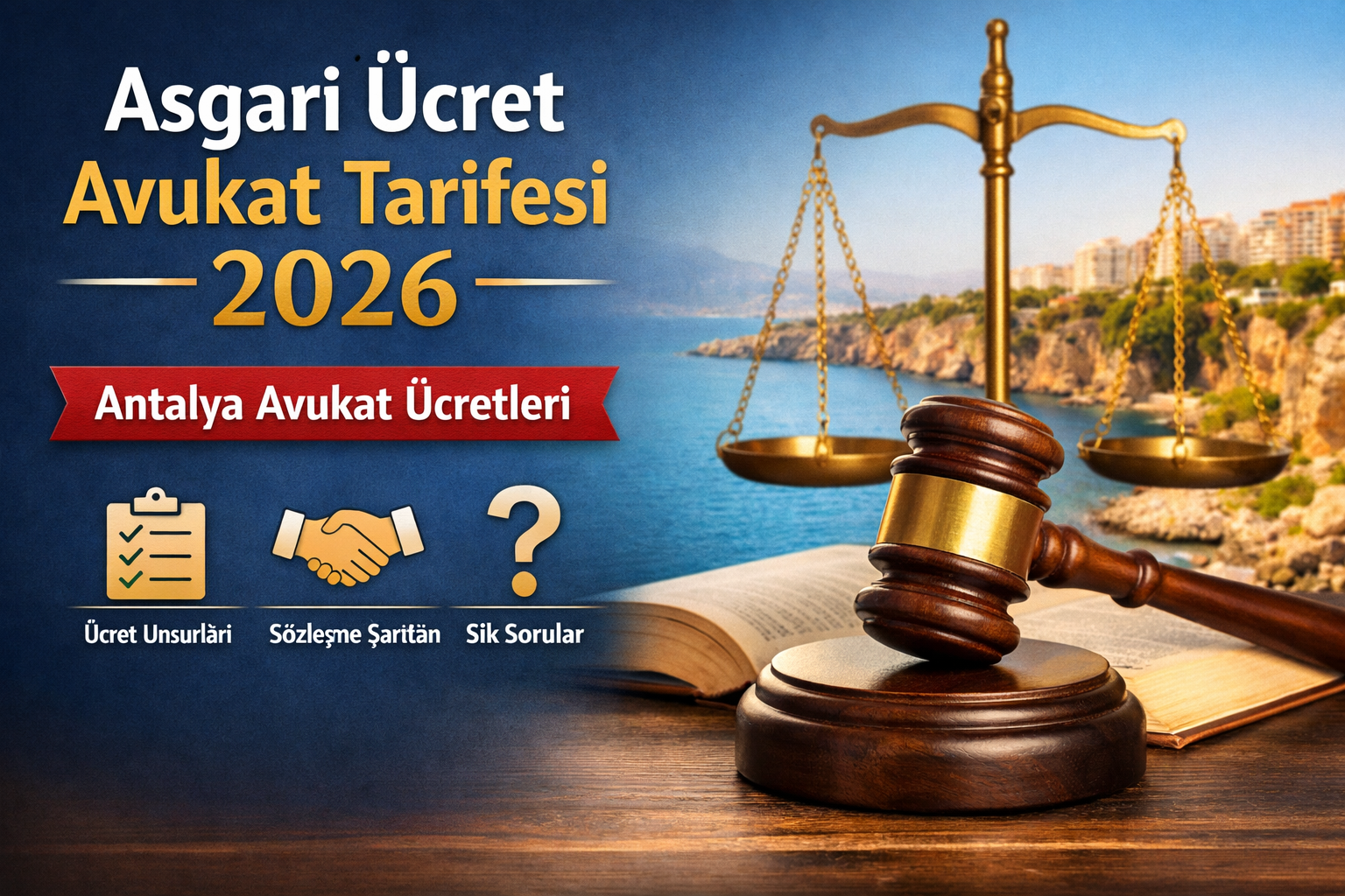 Attorney Minimum Fee Schedule 2026 | Lawyer Fees in Antalya